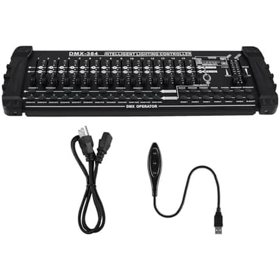 DMX 512 Controller 384 Channel Operator Console Moving Head Light DMX Controller with LED ...