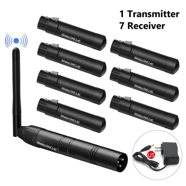 DMX 512 Dfi Controller XLR Receiver Transmitter 2.4G ISM Wireless - Walmart.com