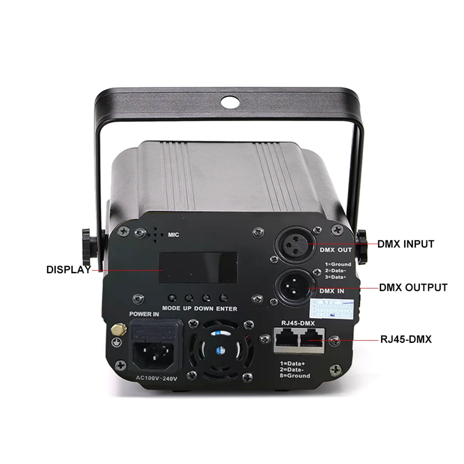 512 Scanner Light RGB Colorful Party Xmas DJ Disco Lights Light Show Uv ...