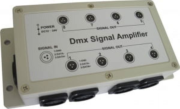 DMX 8 Channel Signal Amplifier Distribution - Walmart.com