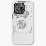 DMX Black White Rapper Portrait Phone Case for iPhone 16 15 14 13 12 11 ...