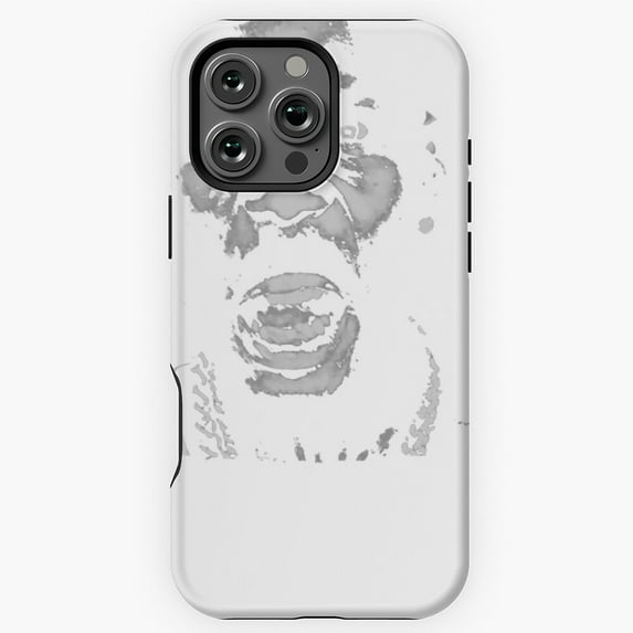 DMX Black White Rapper Portrait Phone Case for iPhone 16 15 14 13 12 11 ...