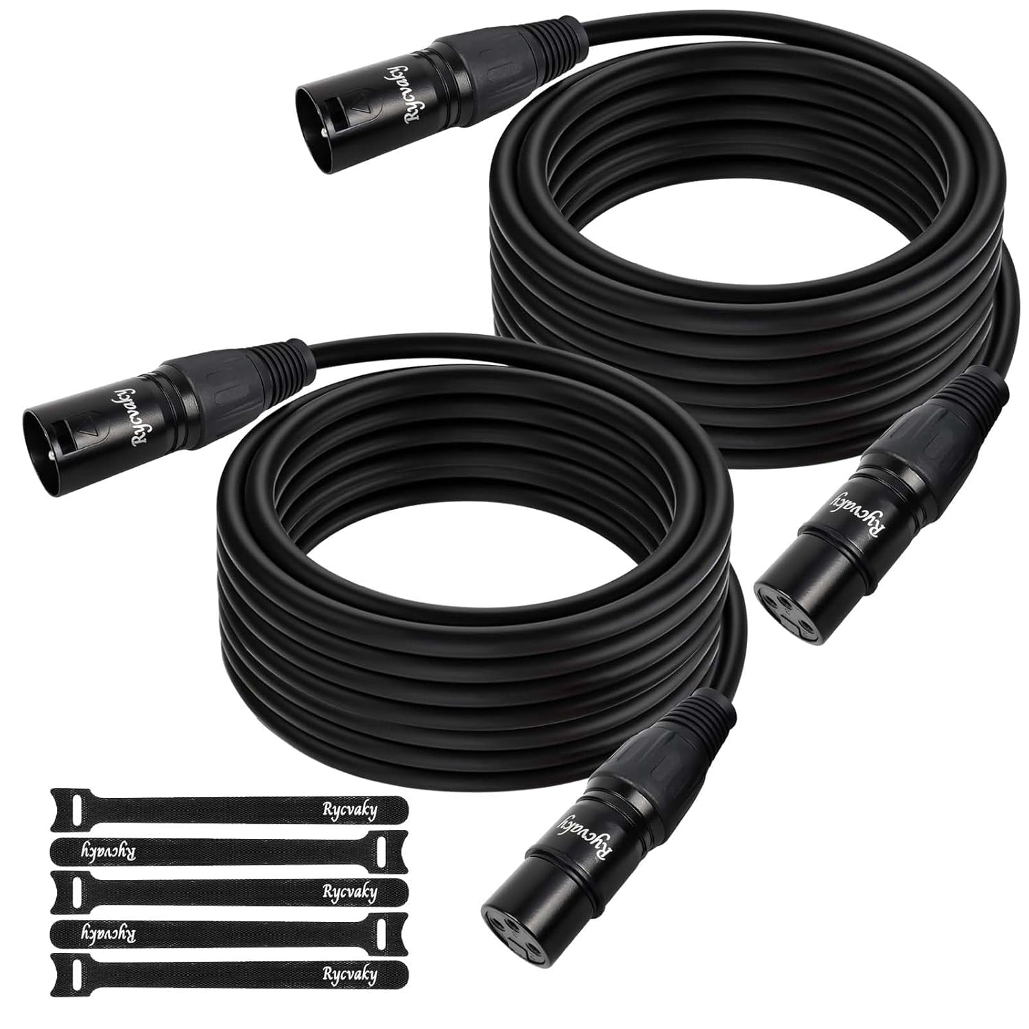 DMX Cable with XLR Connectors,3-Pin Shielded Signal DMX Lighting Cable ...