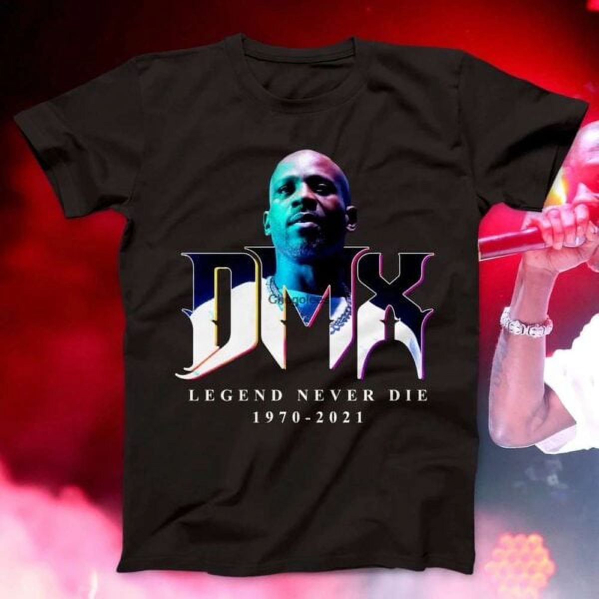 DMX Dark Man X Shirt Legend Never Die 1970-2021 - Walmart.com