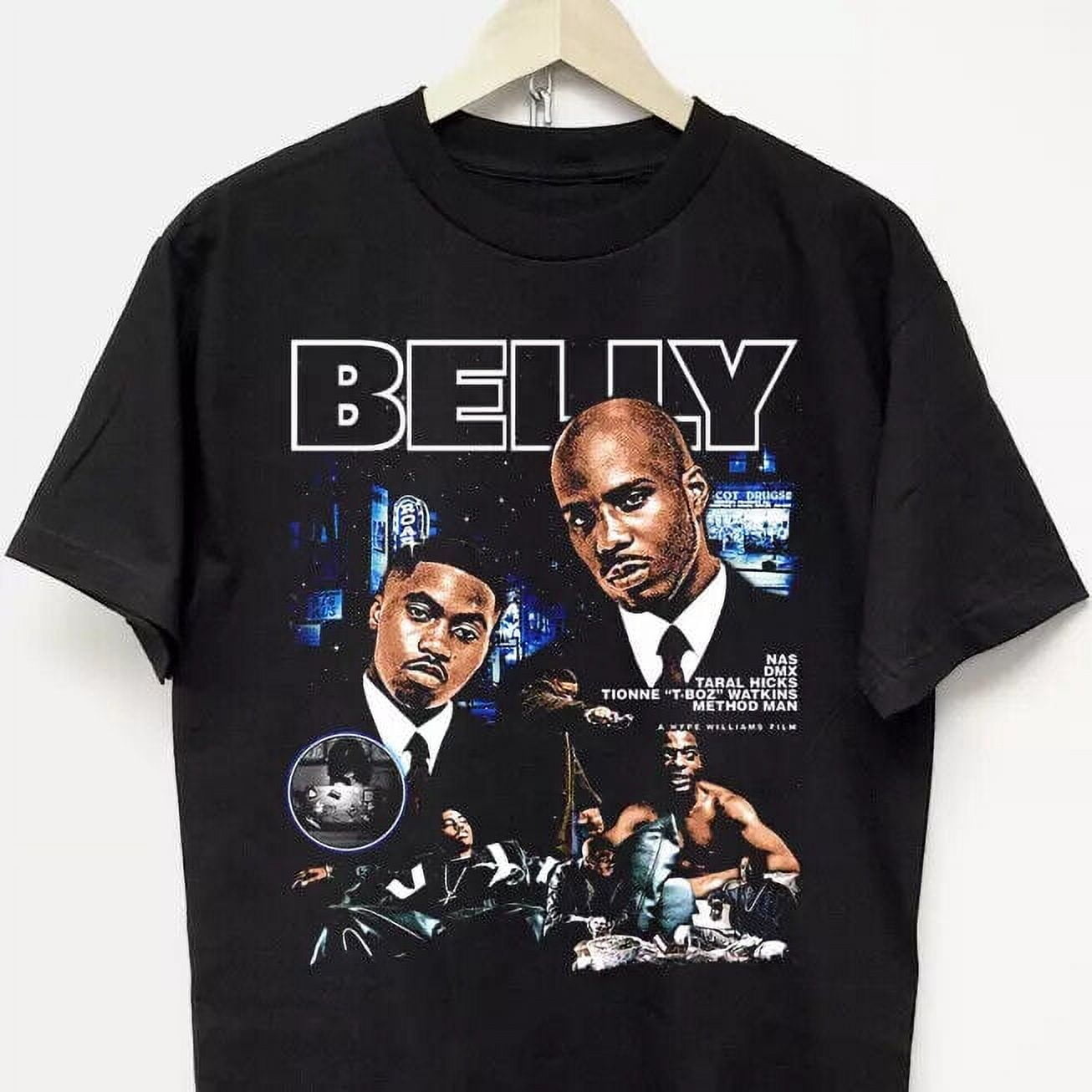 DMX & NAS T-SHIRT | rap tee | vtg y2k | belly movie - Walmart.com