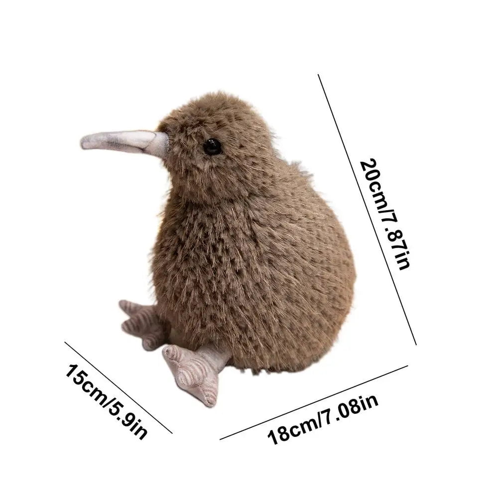 Kiwi Bird Plush Toy Cute Bird Doll Kiwi Bird Stuffed Animal Plushie Doll Pillow Toy Soft ...