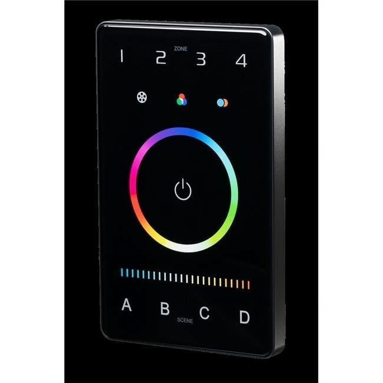 DMX RGBTW Control Touch Panel - Wall Mount - Use with DMX Decoder & BLE ...