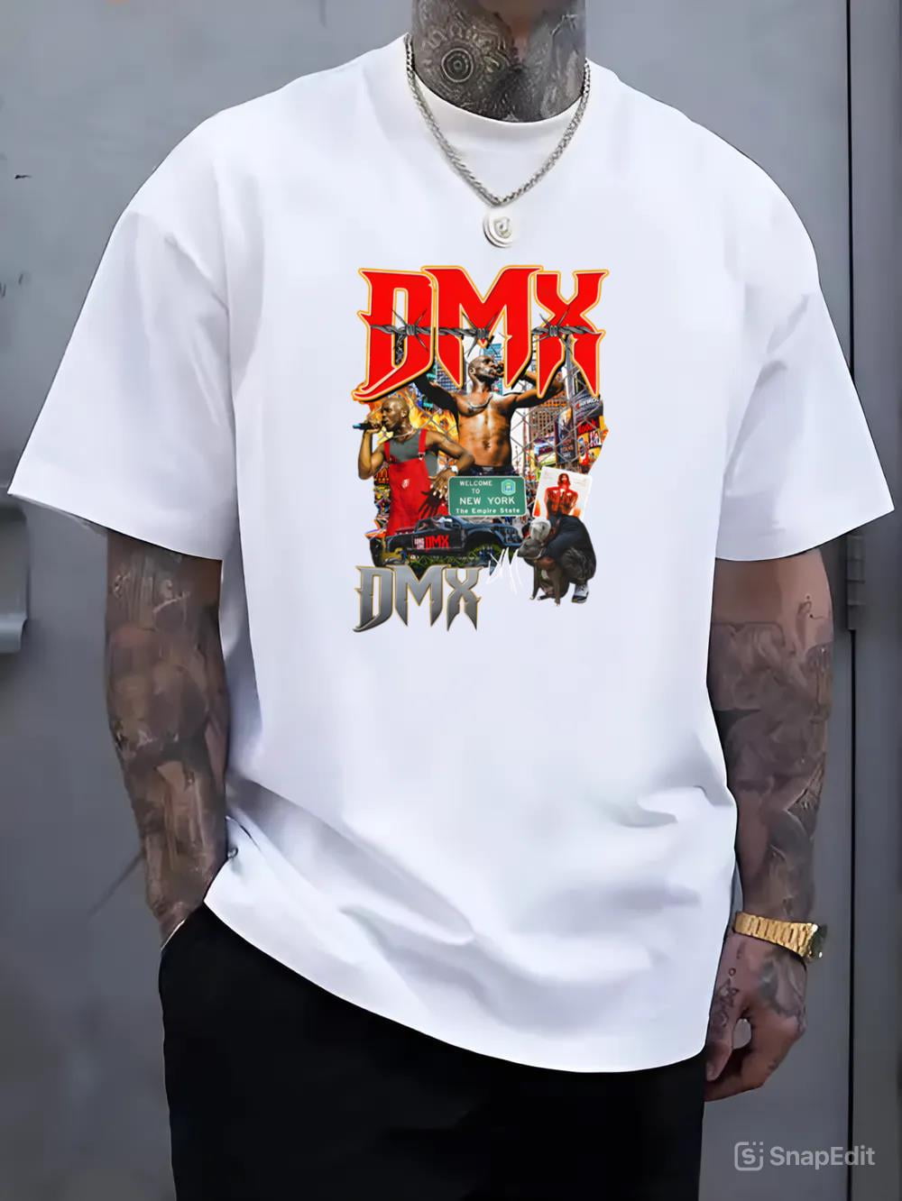 DMX Ruff Ryders Hip Hop Rap Legend Memorial Dark Man X Cool T-Shirt ...