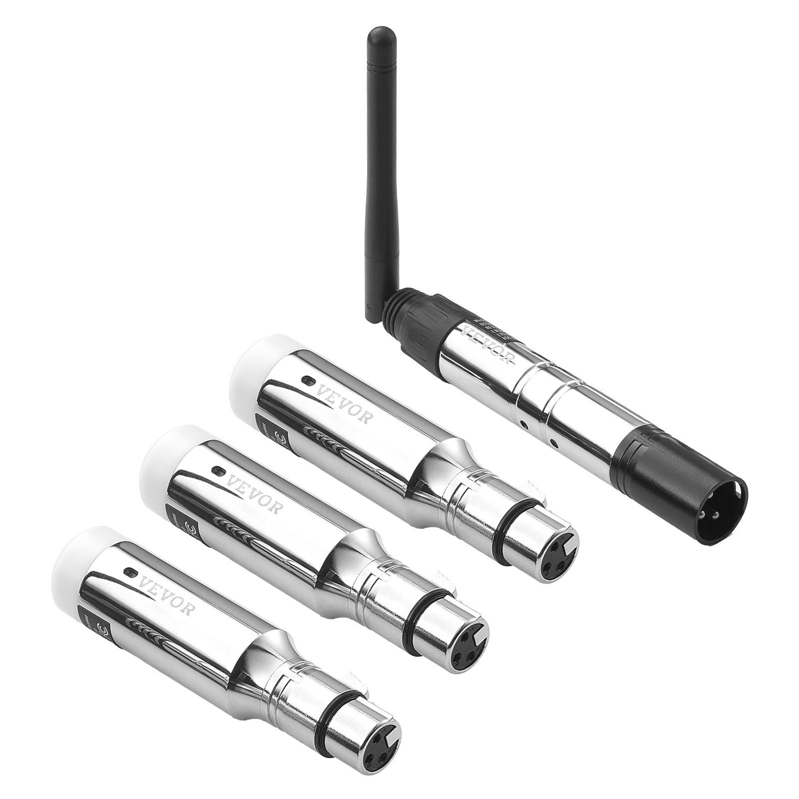 DMX Wireless Receiver & Transmitter Kit - Rechargeable Battery, 4-Pack ...