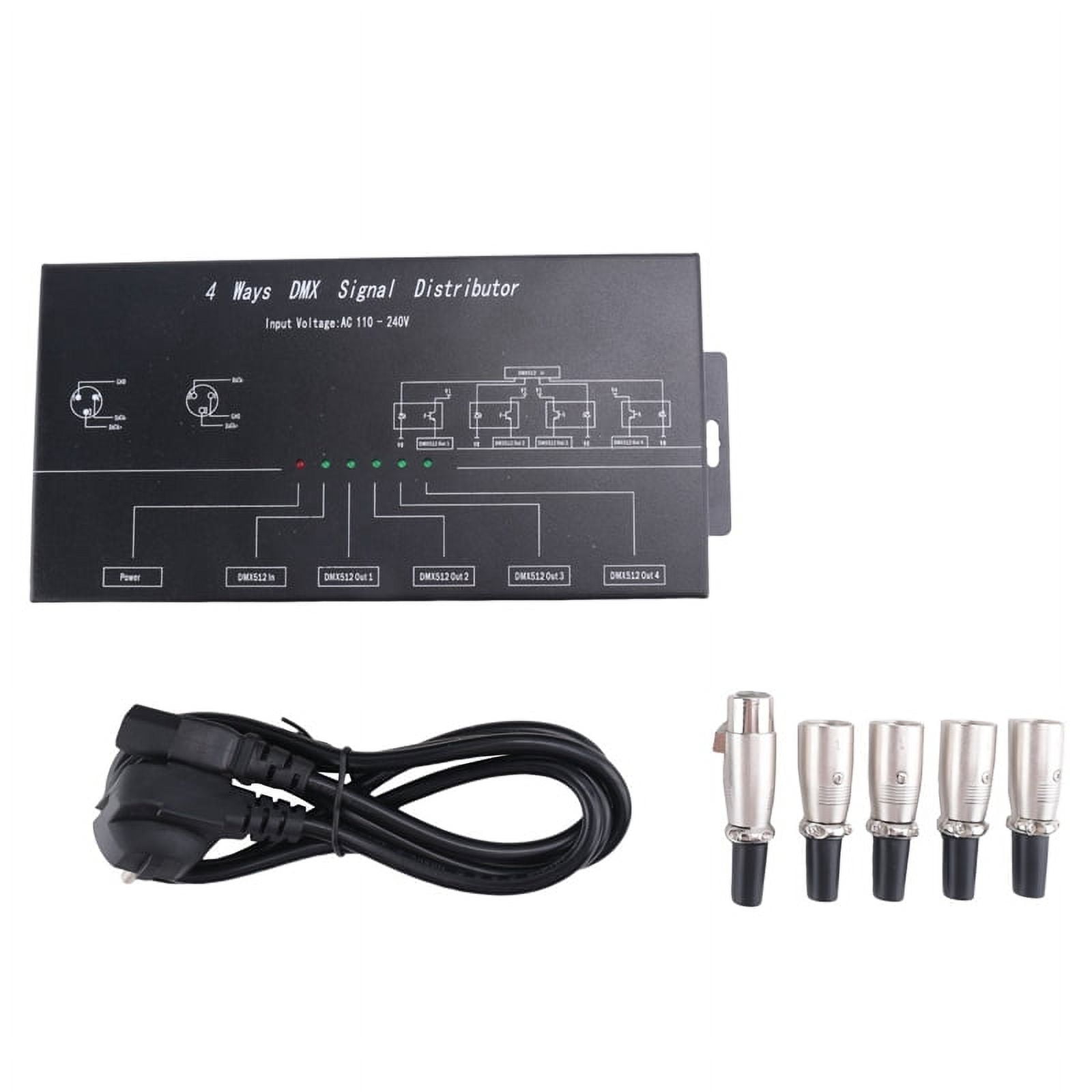 DMX512 Amplifier Splitter DMX512 Signal Repeater 1CH DMX121 4CH 4 ...