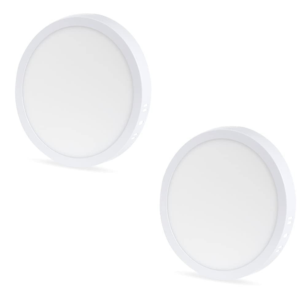 DMak Round LED Surface Panel Light for POP False Ceiling Cool White 15 ...