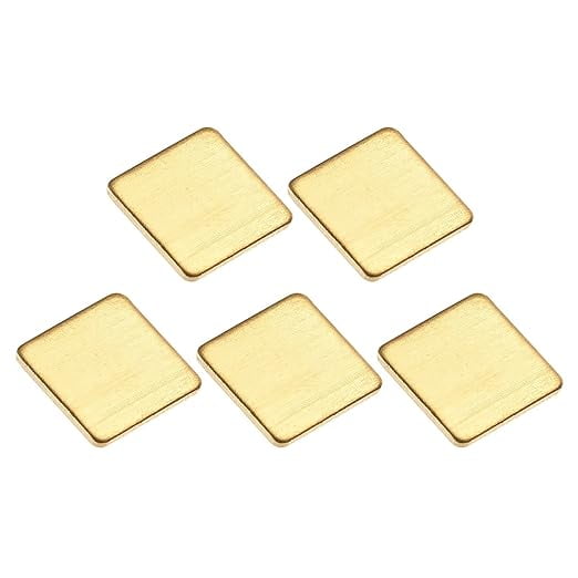 DMiotech 5 Pack 12 x 12 x 1mm IC Chips Heatsink Copper Pad Thermal Kit ...