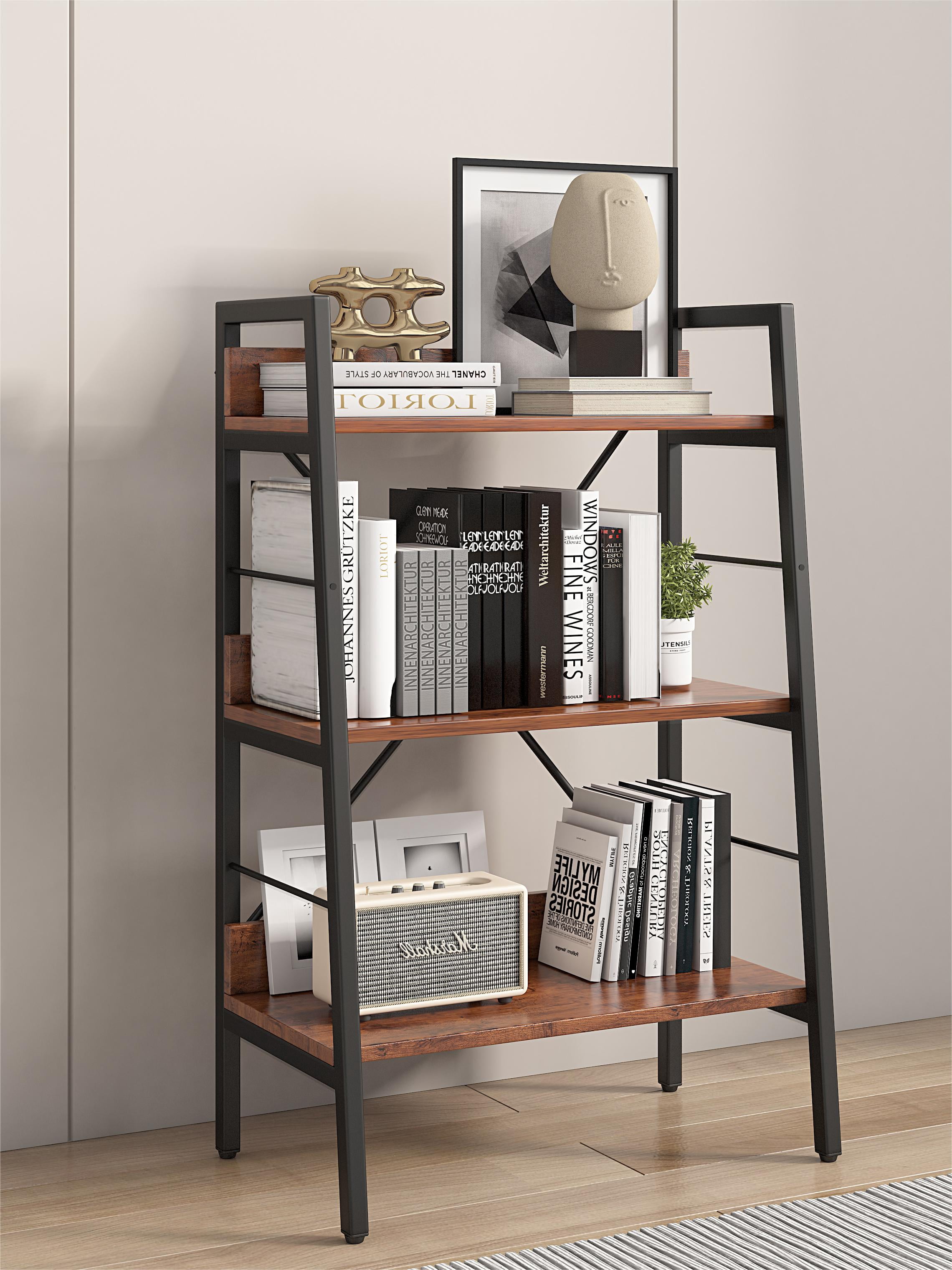 DN 3 LAYER DISPLAY Bookshelf H Ladder Shelf Storage Shelves Rack Shelf ...