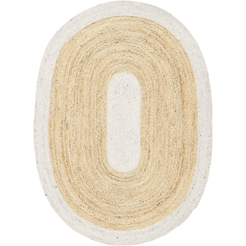 DN HANDICRAFT Handmade Bedroom Rug, Kitchen Rug Oval Shape Jute Area ...
