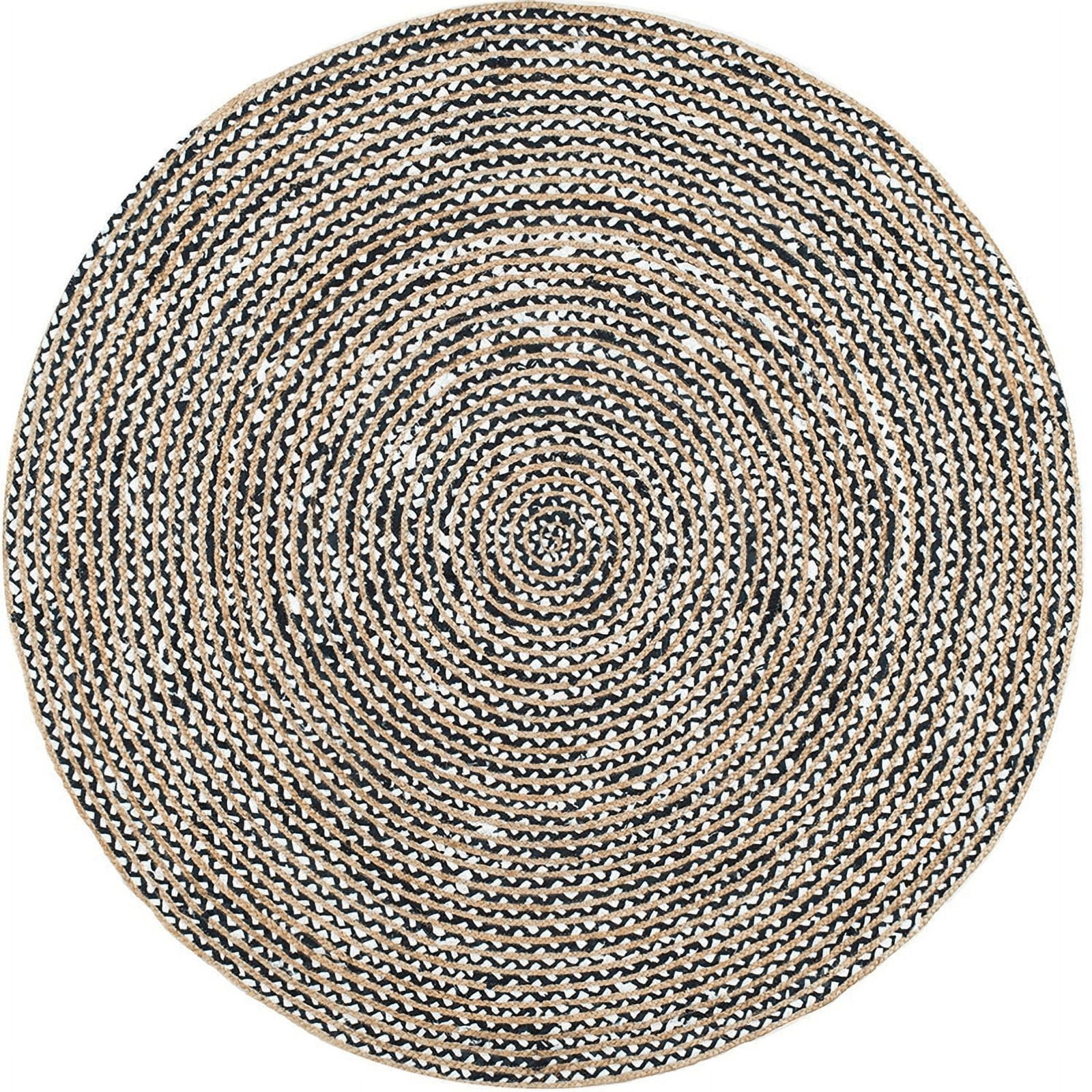 DN HANDICRAFT Handmade Natural Jute and Cotton Hallway Rug Rustic look ...