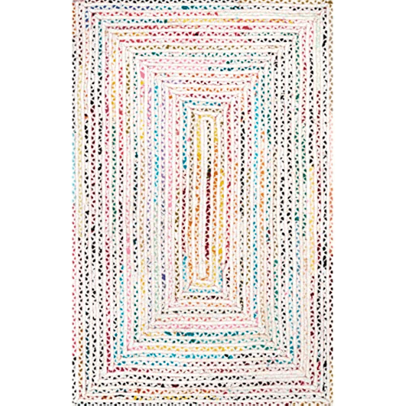 DN HANDICRAFT Living Room Rug Bedroom Rug Rectangular Braided ...