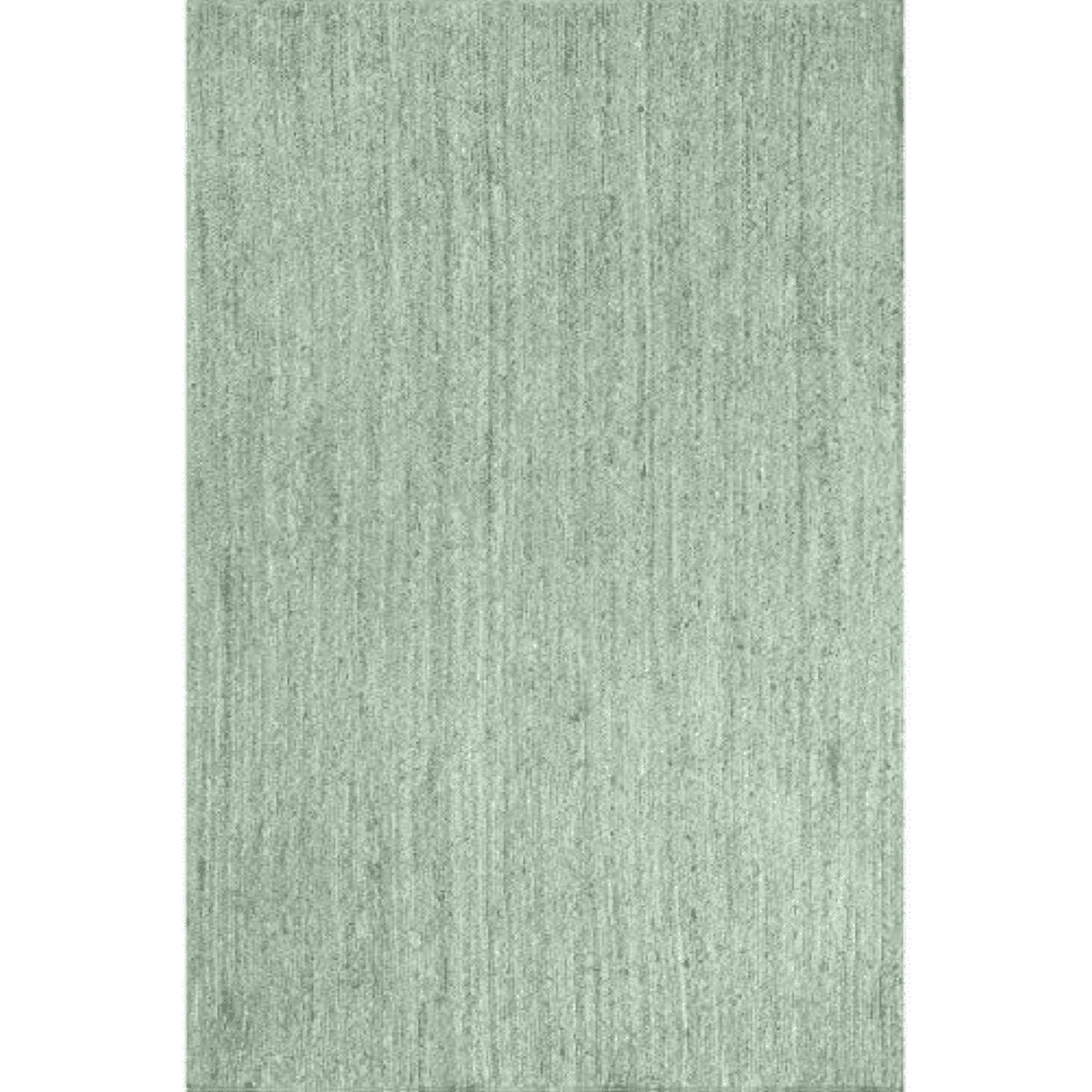 DN HANDICRAFT Reversible Natural Rectangle Jute Area Rug Hand Braided ...