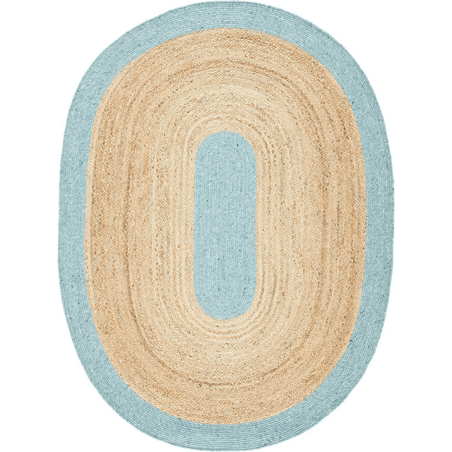 DN HANDICRAFT sisal Rug Handmade Oval Shape Jute Area Rug with Light ...
