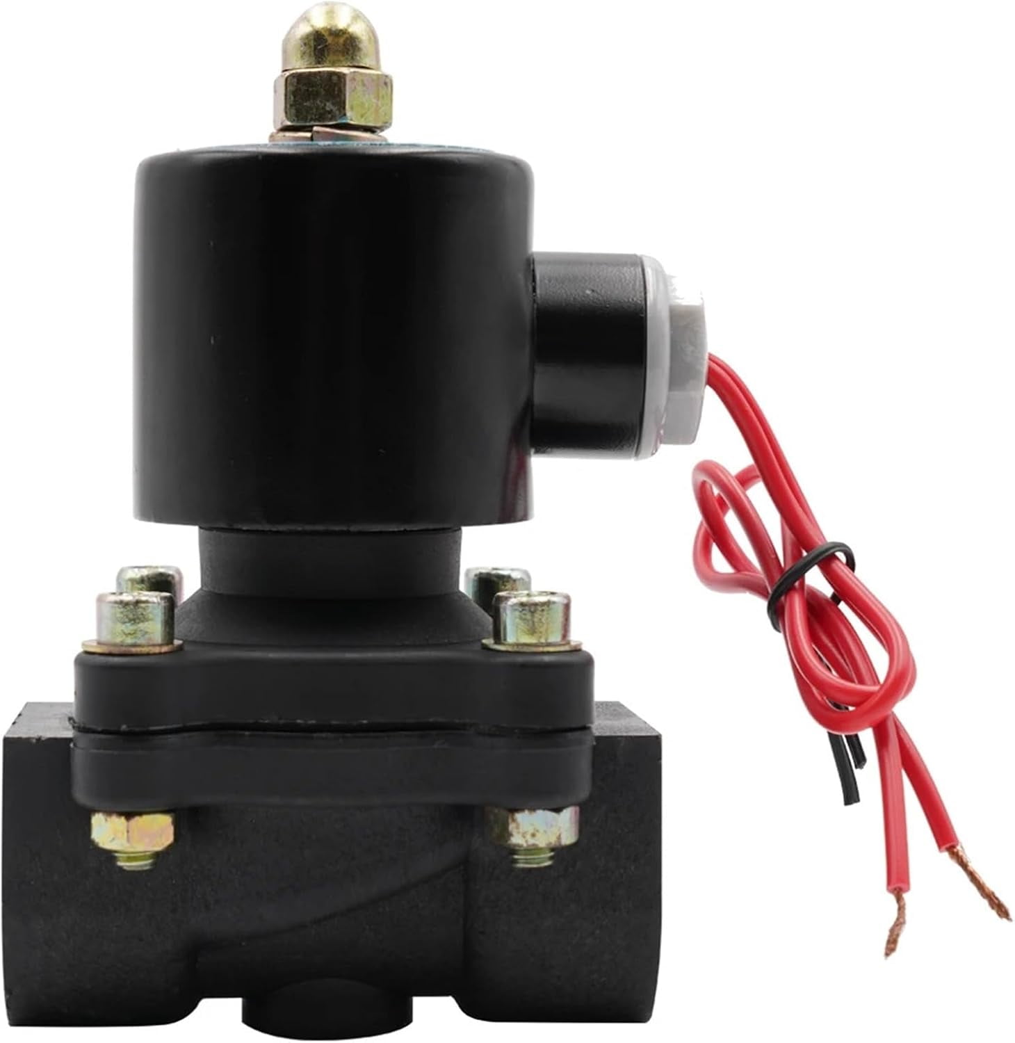 DN08/10/15/20/25/32/40/50 AC220VDC12V24V Normally Closed Plastic Solenoid Valve Water Valve ...