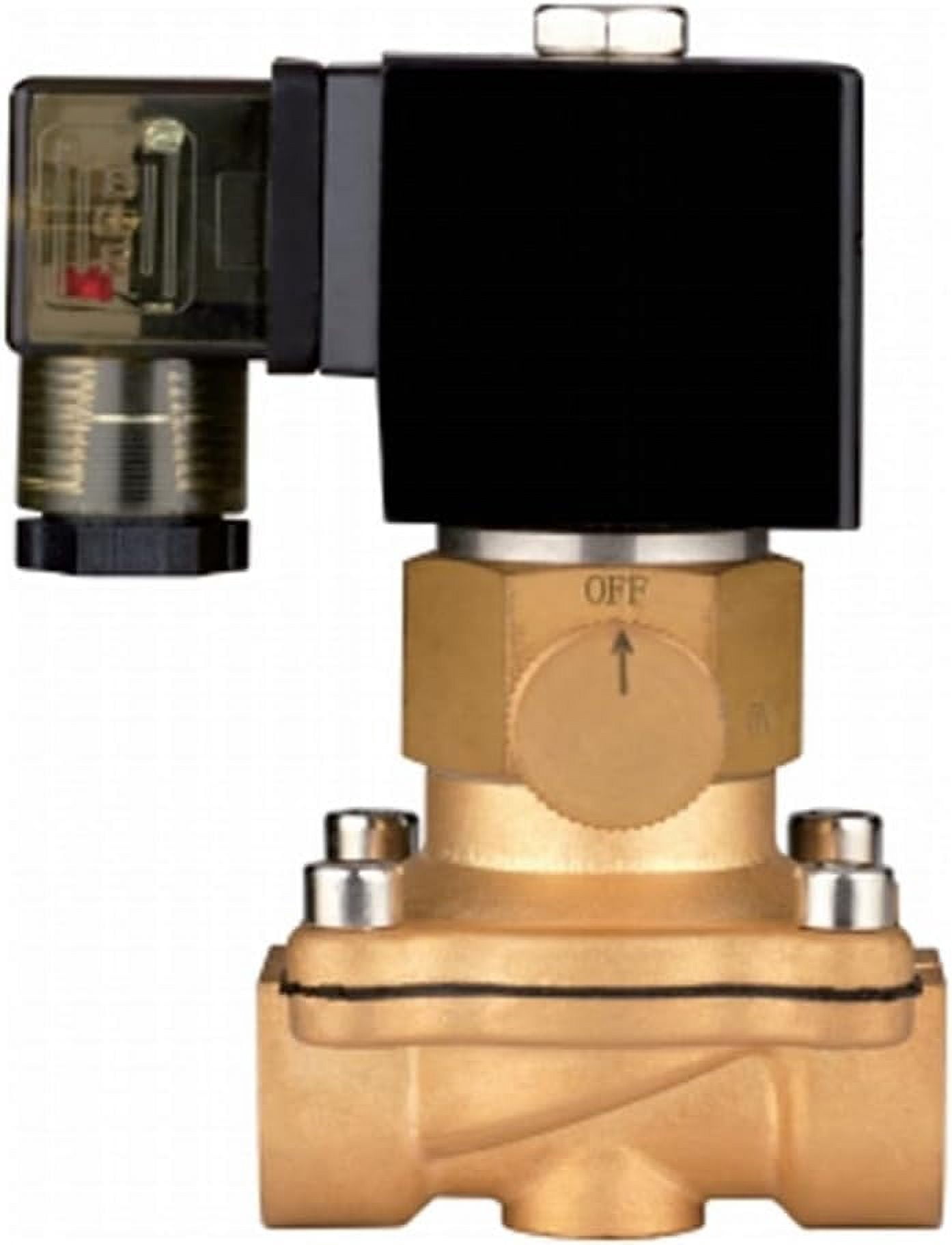 DN10-50 Solenoid Valve with Manual Overturn AC220V 110V DC12V24V ...