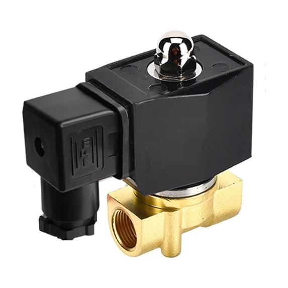 DN10 Brass IP65 Waterproof Liquid Solenoid Valve Normally Closed ...
