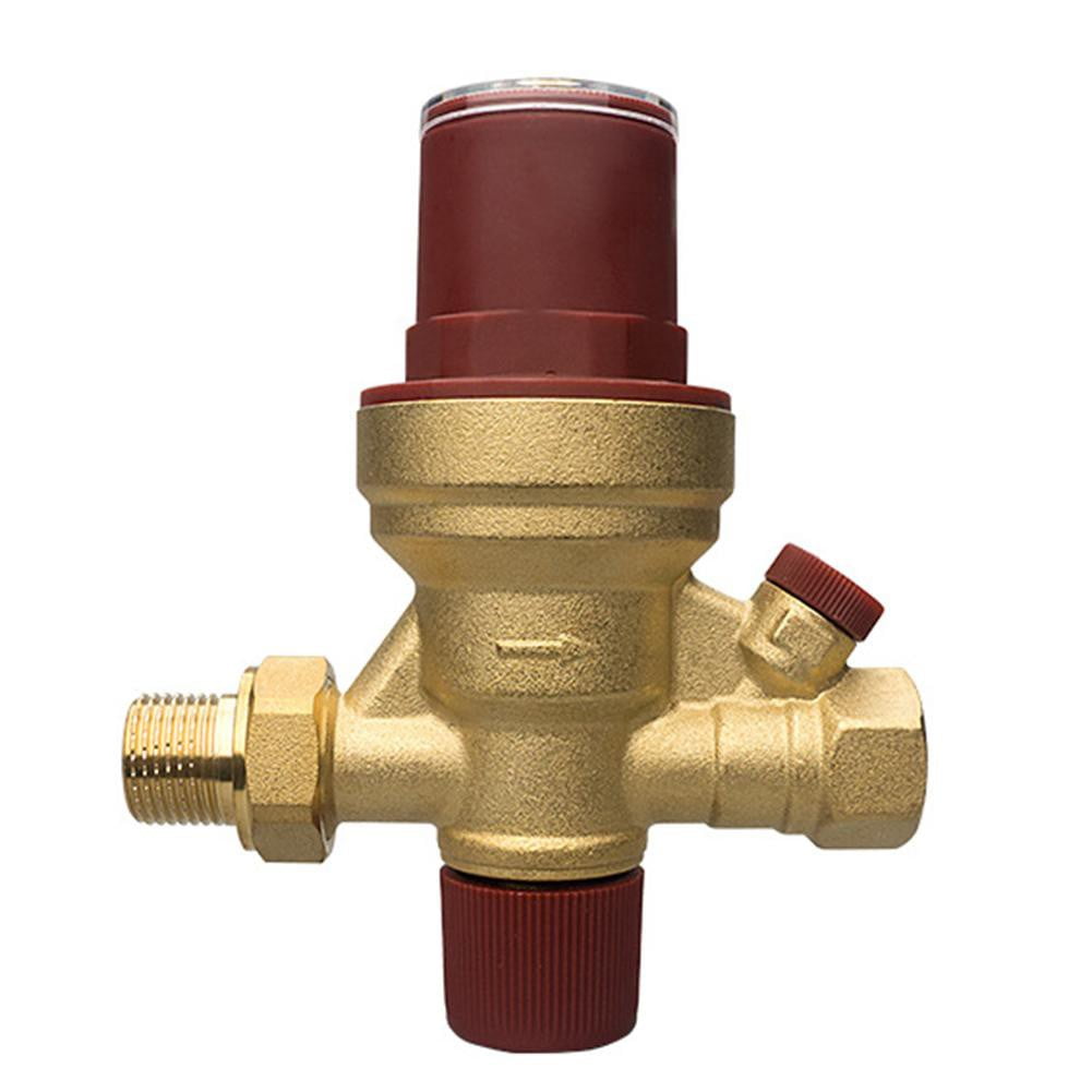 DN15 1/2" Adjustable Water Pressure Regulator Valve with Built-in ...