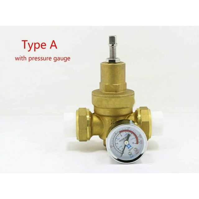 DN15 Brass Water Pressure Regulator Valve Pressure Reducing Valve ...