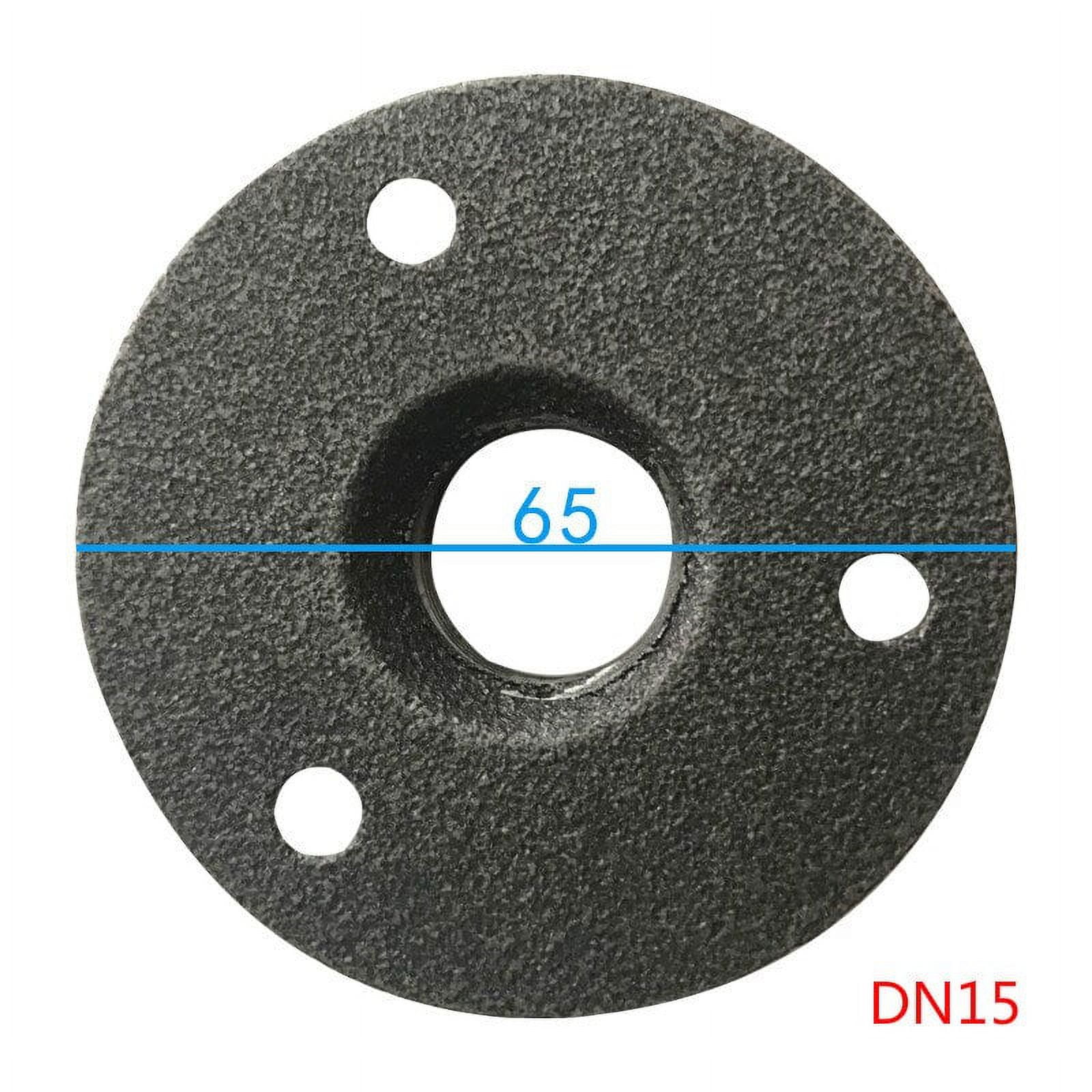 DN15 DN20 3 holes Iron Cast Floor Flanges Casting Antique Flange Base ...