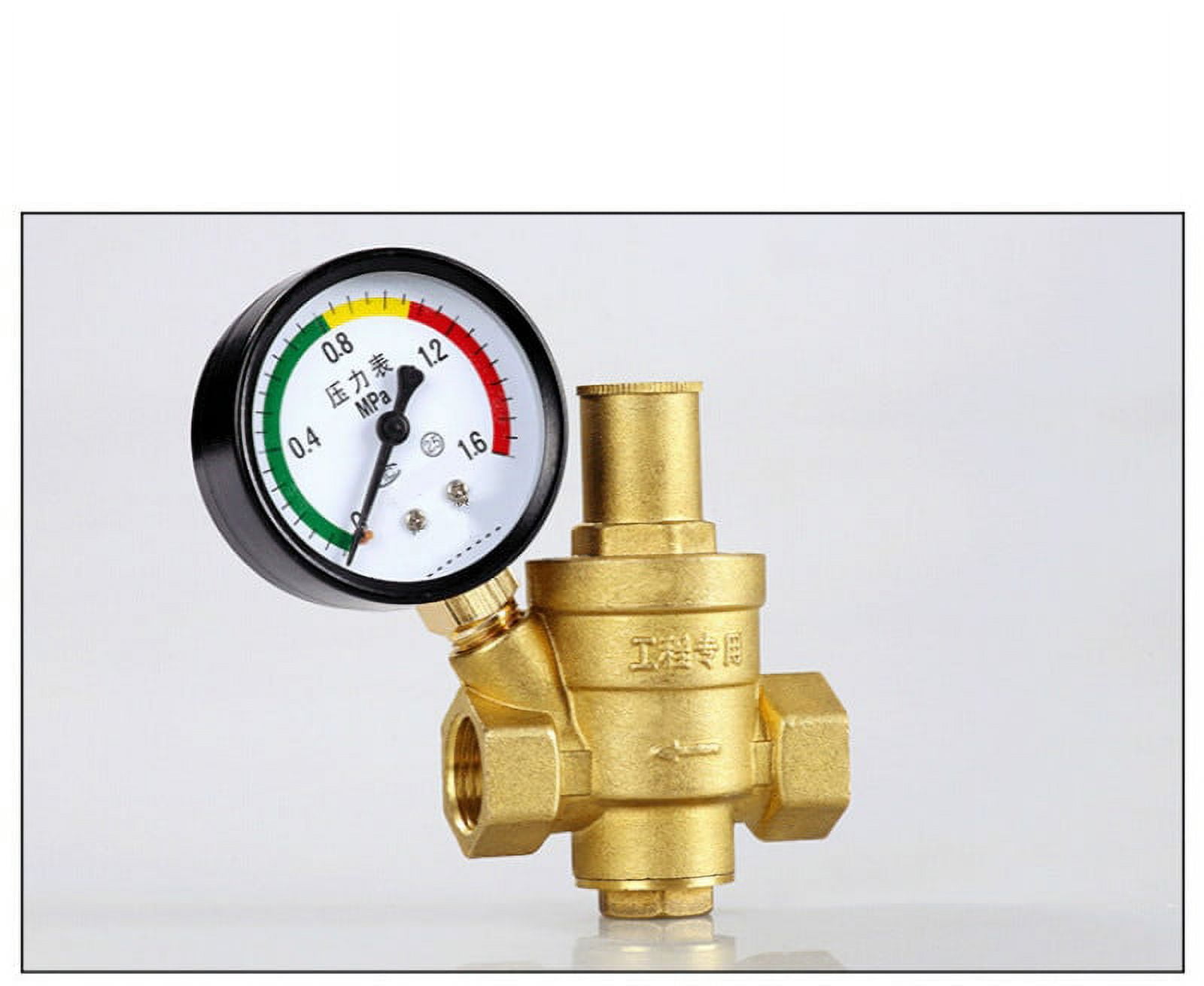 DN15 DN20 Adjustable Water Reducing Valve 1/2 3/4 inch Brass Pressure ...