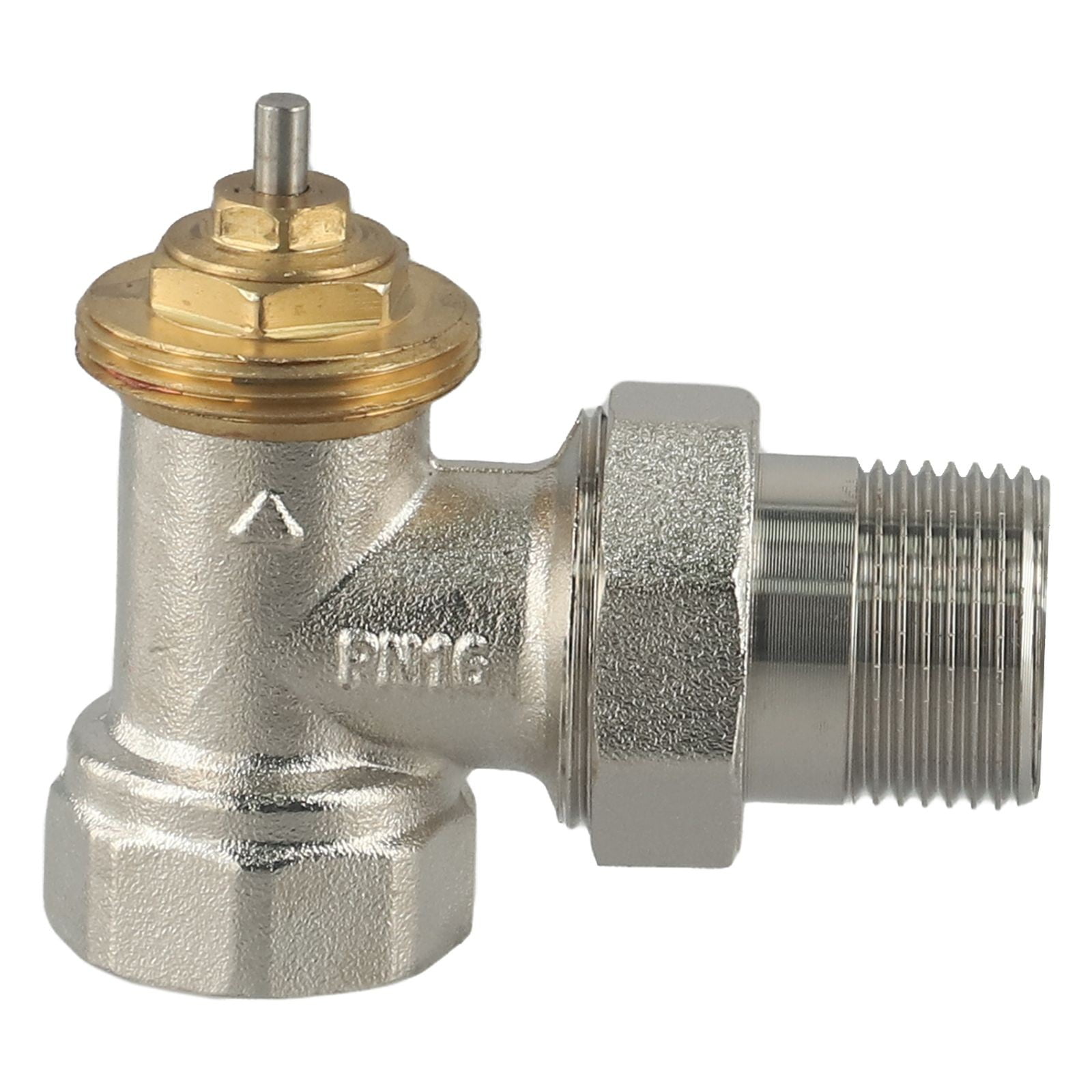 DN15 / DN20 Brass Angle Temperature Control Valve Head With M30x1.5mm ...