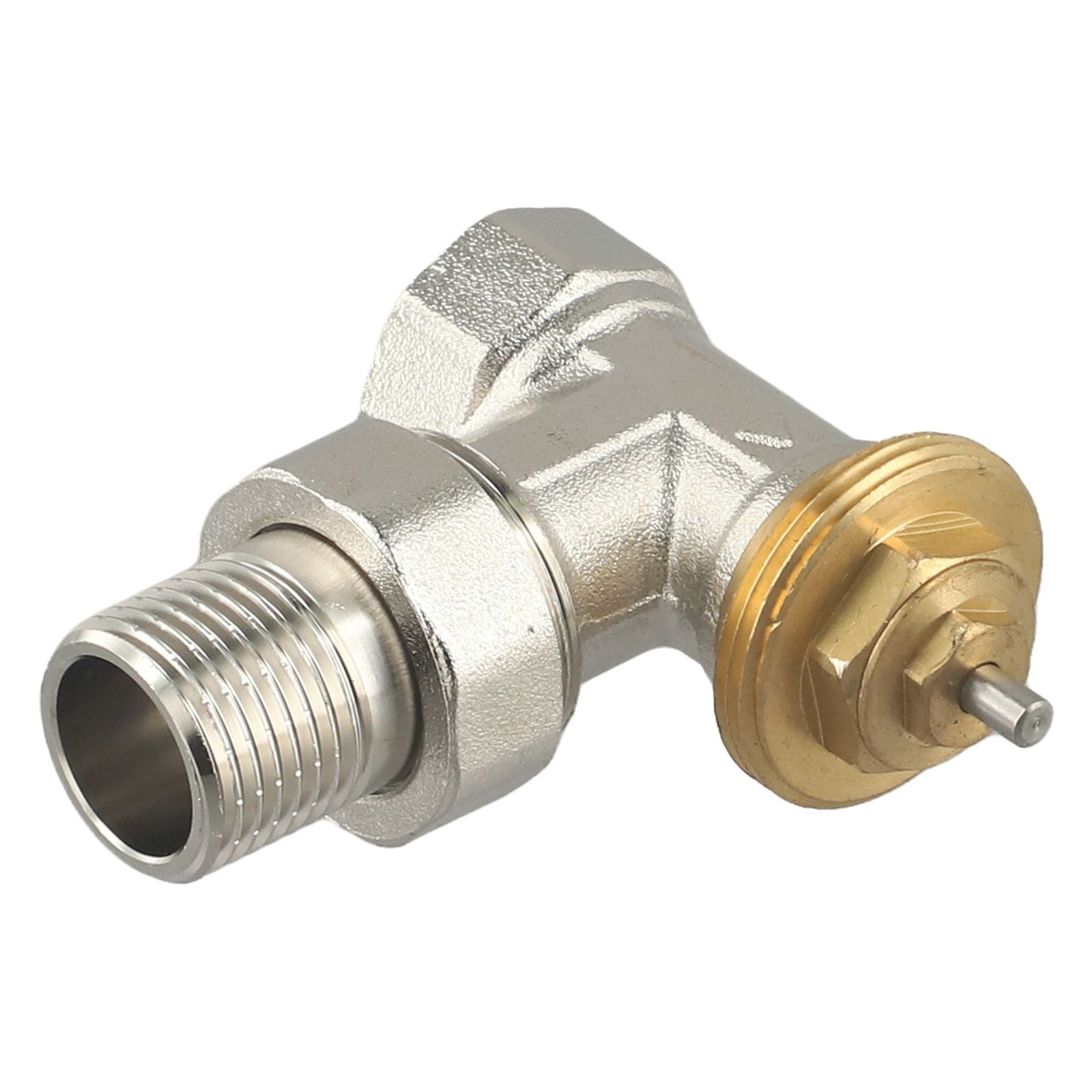DN15/DN20 Brass Angle Thermostatic Regulating Valve Without ...