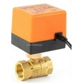 Dn15 Dn20 Dn25 Dn32 Ac 220v Brass Electric Motorized Thread Ball Valve