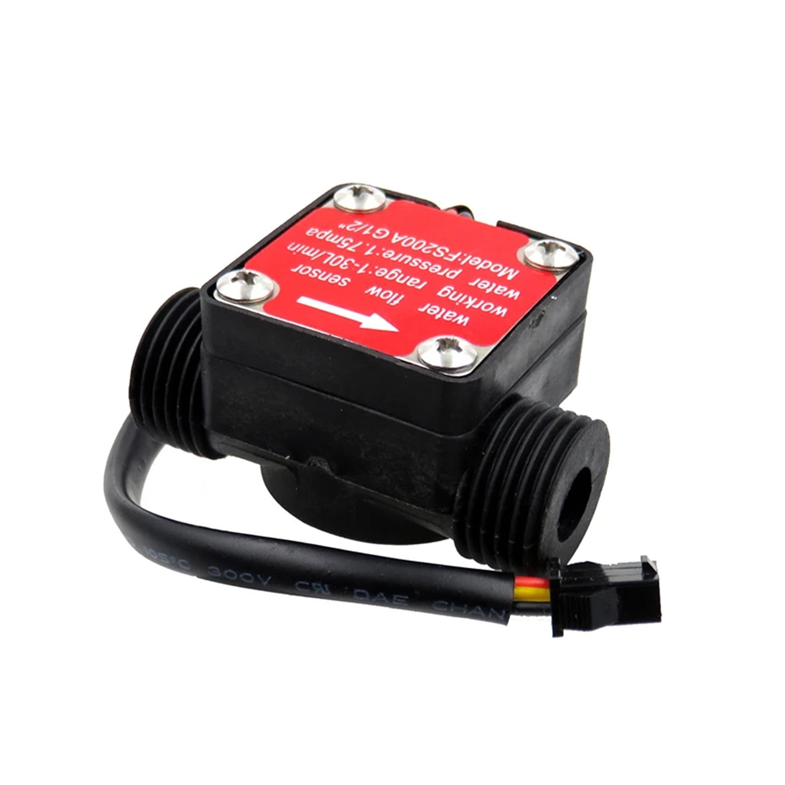 DN15 DN20 Gear Flowmeter Hall Flow Sensor Milk Chemical Oil Flow Meter ...