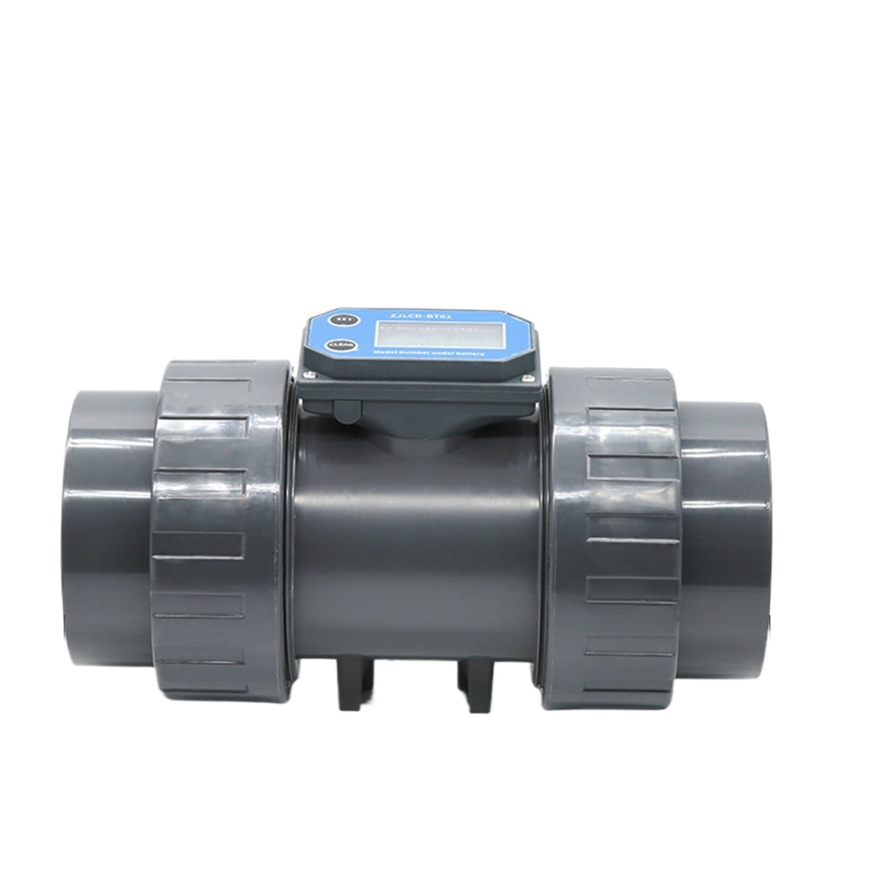 DN15-DN80 Digital LCD Display Turbine Flow Meter PVC Pipe Liquid Water Gauge Flow Meter For Farm ...