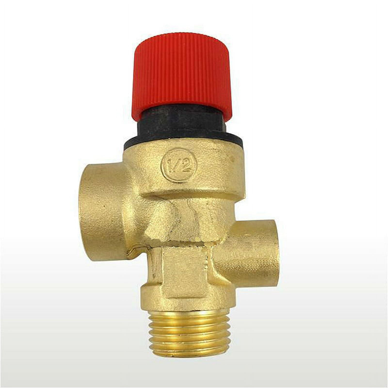 DN15 G1/2 inch Brass Pressure Relief Valve for Water Heater Boiler Hot ...