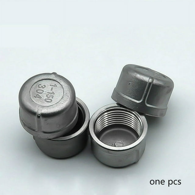 DN15 to DN100 Stainless Steel Round Tube end Cap BSPT 1/2 inch to 4 ...