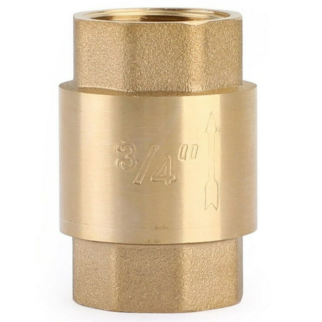 Dn20 34 Npt In Line Check Valve Brass Spring Loaded Inline 200psi