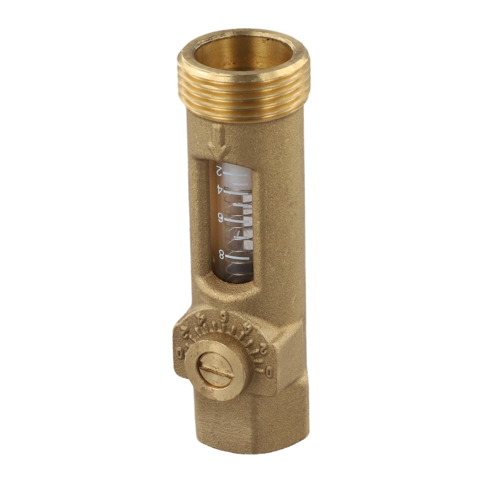 DN20 Brass Flow Balancing Valve with Visual Indicator for HVAC Systems ...