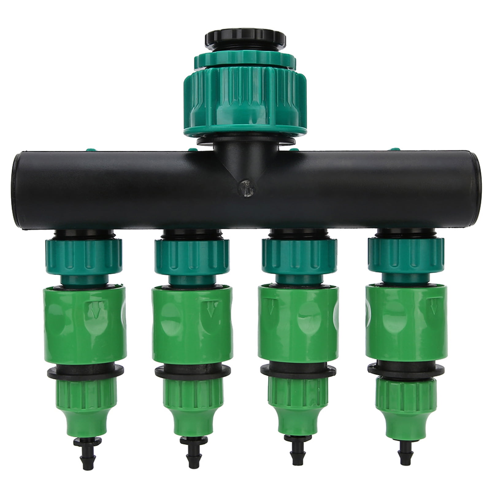 DN20 DN25 FNPT 4 Way Garden Hose Faucet Splitter with 1/4in Quick ...