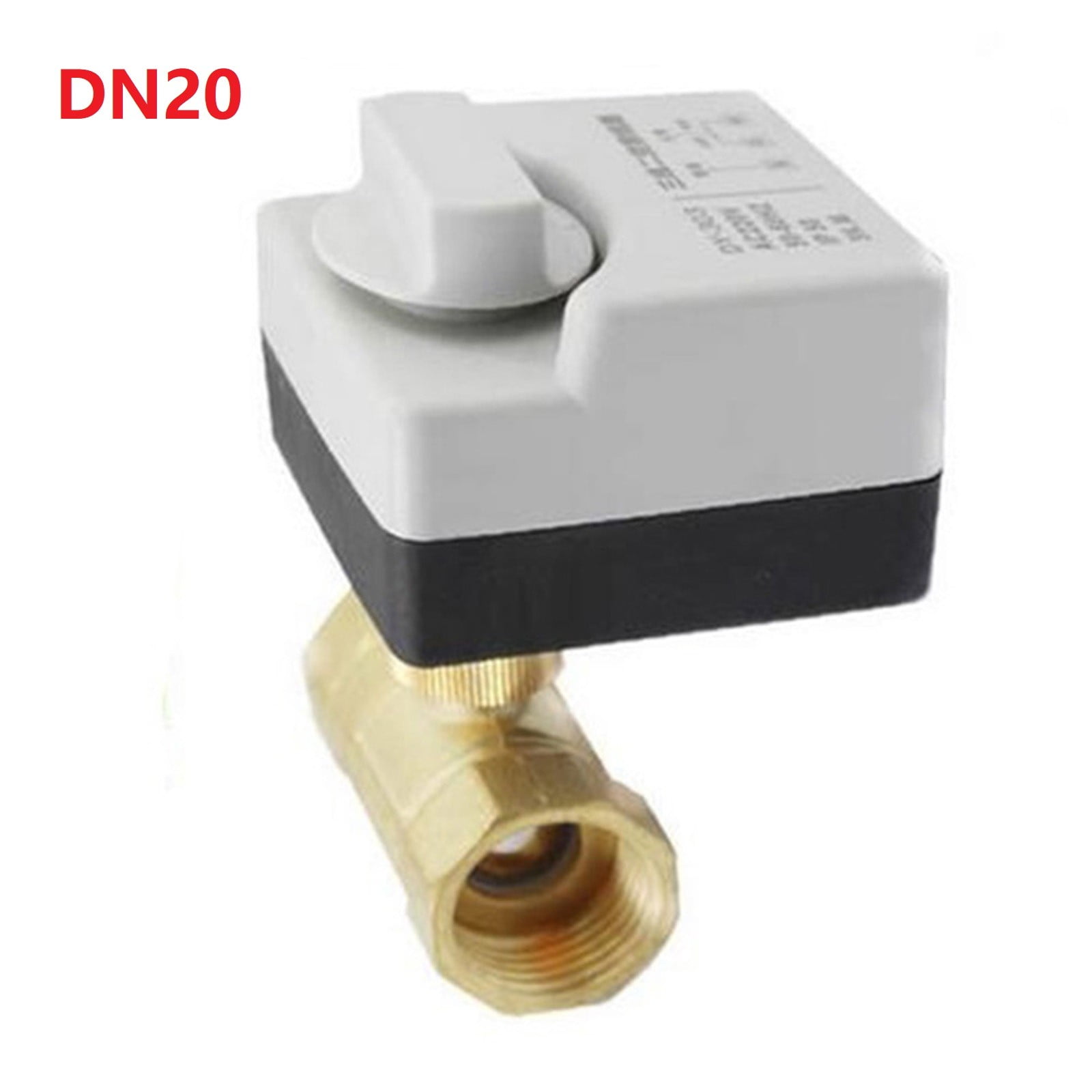 DN20 Manual Auto Ball Valve AC 220V Electric Ball Valve Brass for ...