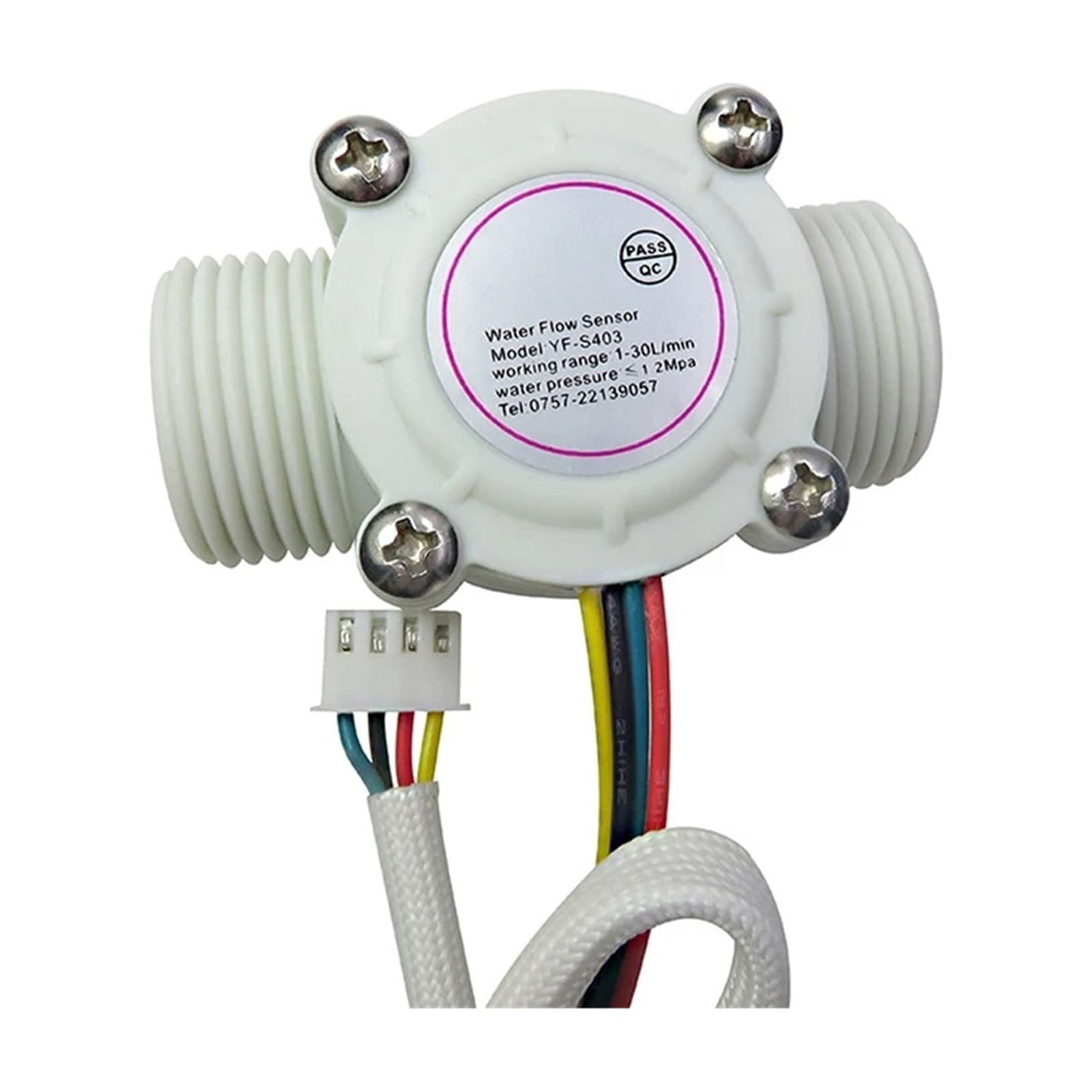 DN20 Water Flow Sensor 1.75MPa Hall Sensor Automatic Water Vending ...