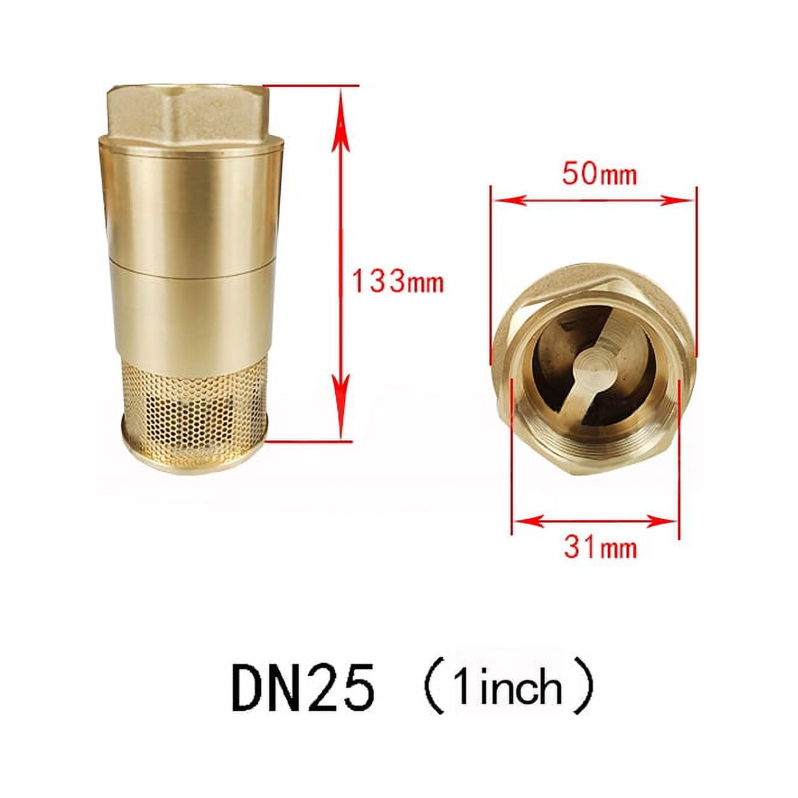 DN25 DN40 DN50 DN65 DN80 check valve Oil tank copper double door check ...