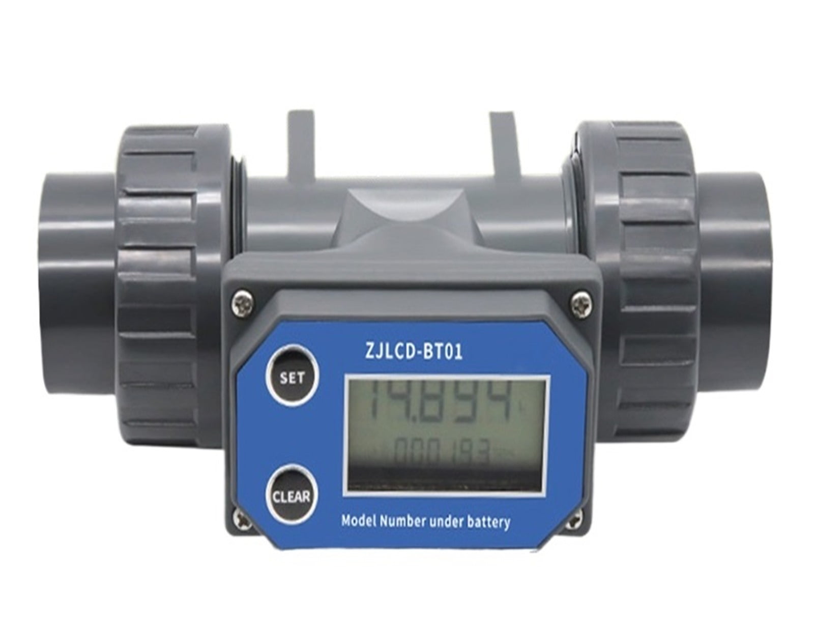 DN25-DN80 Water Flow Meter, LCD Digital Display Flowmeter, PVC Pipe ...