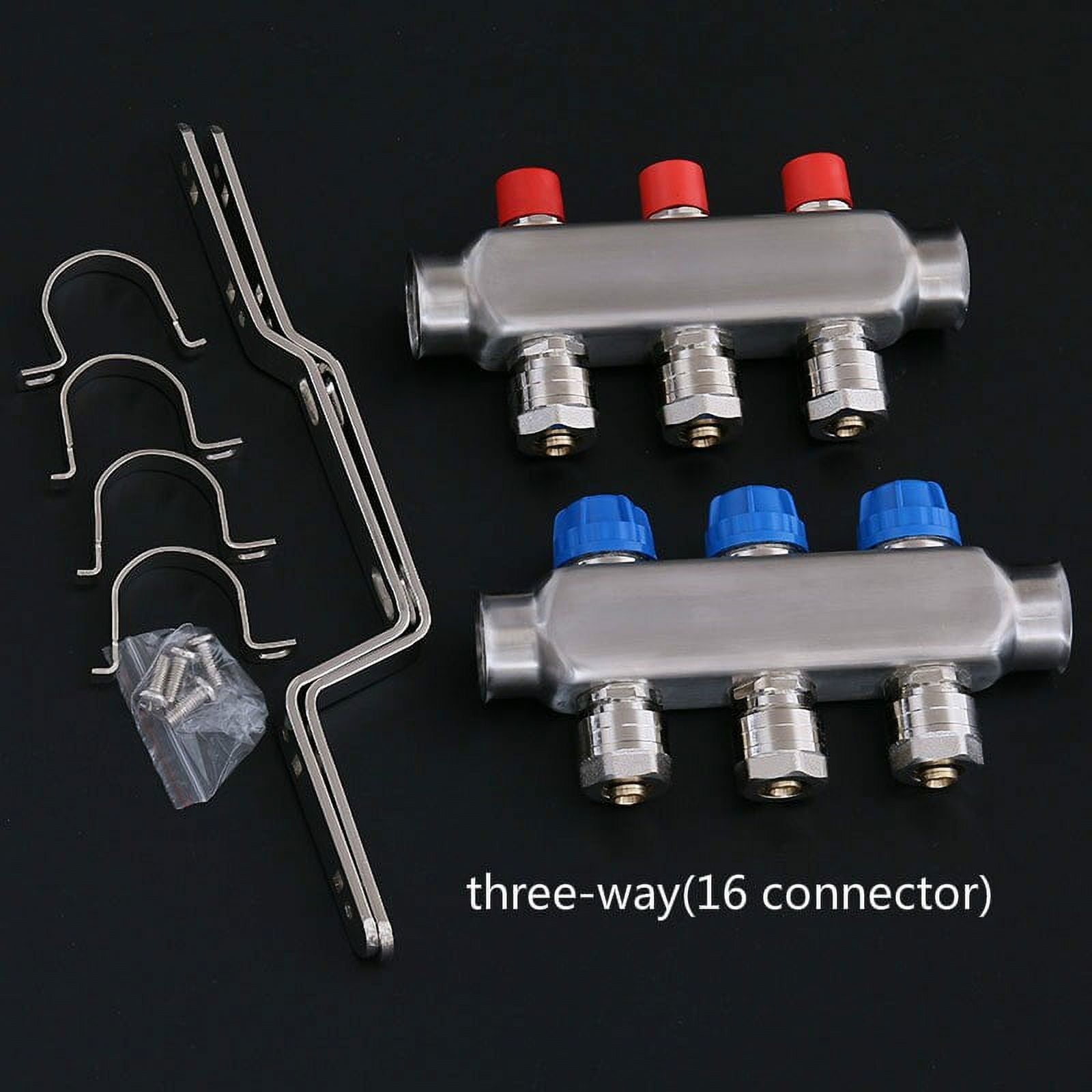 DN25 Stainless steel water separator water heating 2-9 way intelligent ...