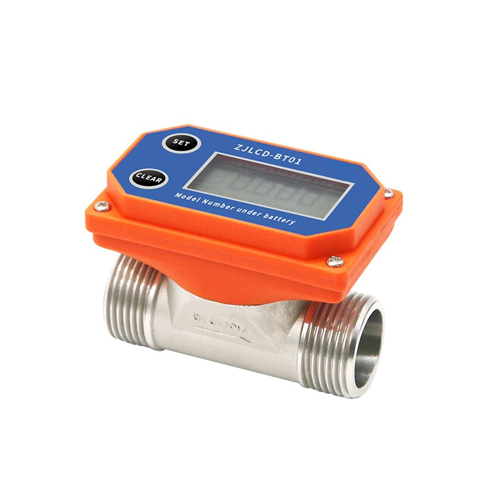 DN25 Water Flowmeter Digital Display Flow Sensor, Acid Alkali ...