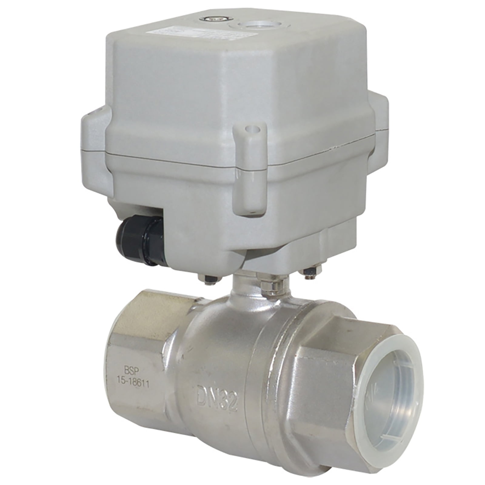DN32 1 1/4" Five wires control Normally Open Electric Ball Valve,AC110 ...