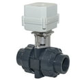 DN32 1 1/4" Two wires control Normally Closed Electric Ball Valve,AC ...