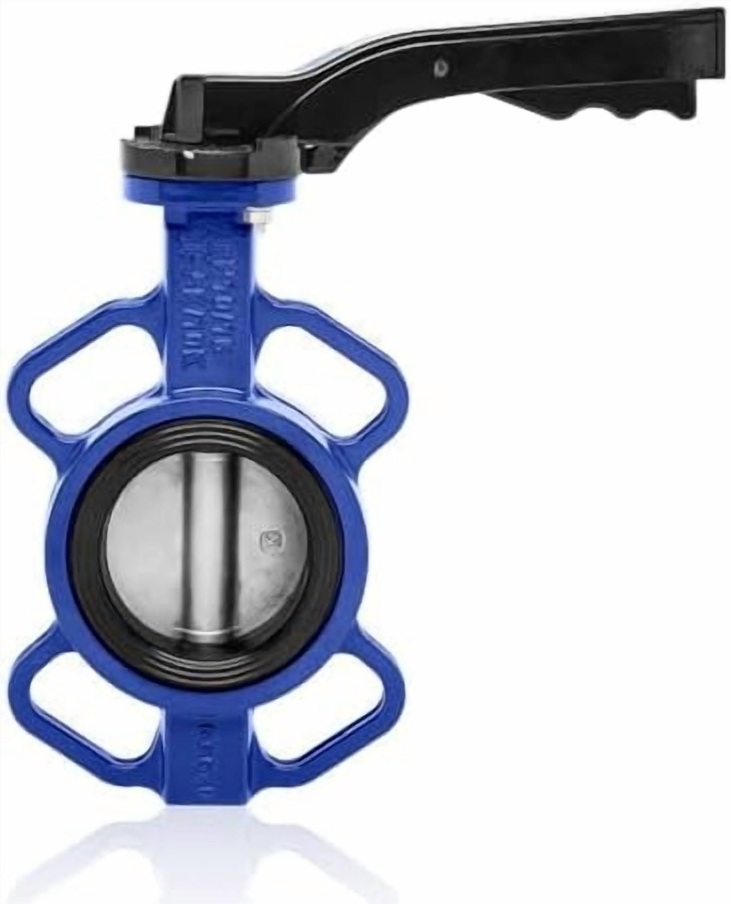 DN40 (1 1/2") Wafer Type Butterfly Valve – Iron Disc, EPDM Gasket, PN16 ...
