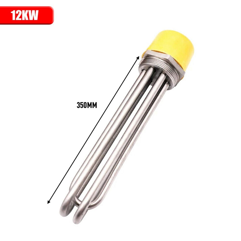 DN40 3-12KW Immersion Tubular Water Heating Element Heater Thread Solar ... DN40 3-12KW Immersion Tubular Water Heating Element Heater Thread Solar ...