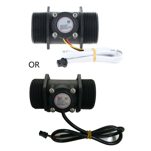 DN40 DN50 Water Flow Hall Flowmeter Meter Counter Instrument ...